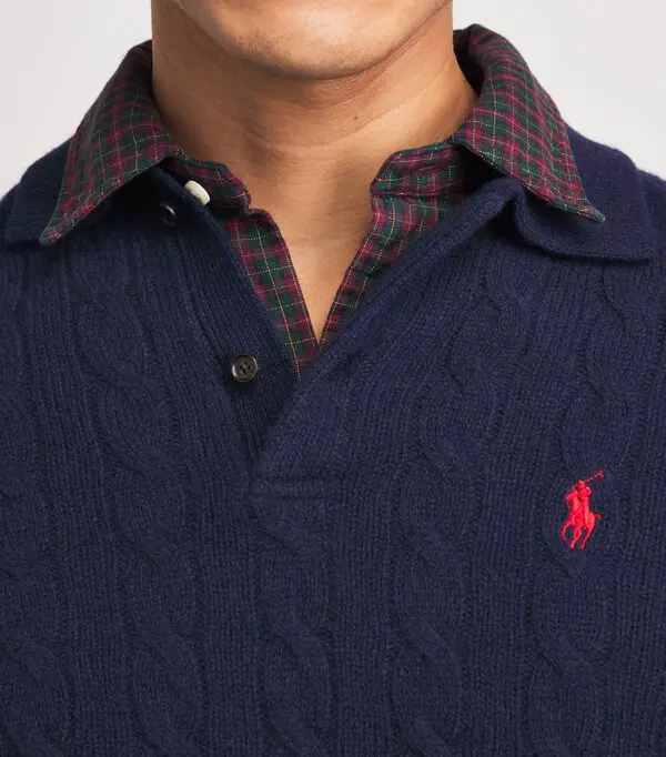 Polo Ralph Lauren Wool-cashmere Polo Sweater