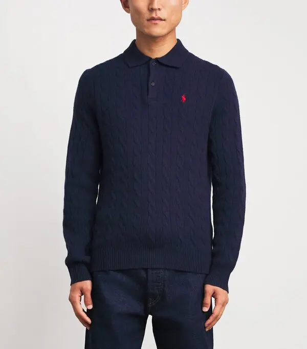 Polo Ralph Lauren Wool-cashmere Polo Sweater