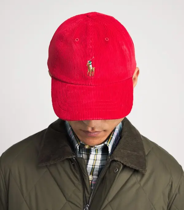 Polo Ralph Lauren Corduroy Logo Baseball Cap