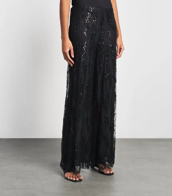 Staud Embellished Jayden Trousers - Black