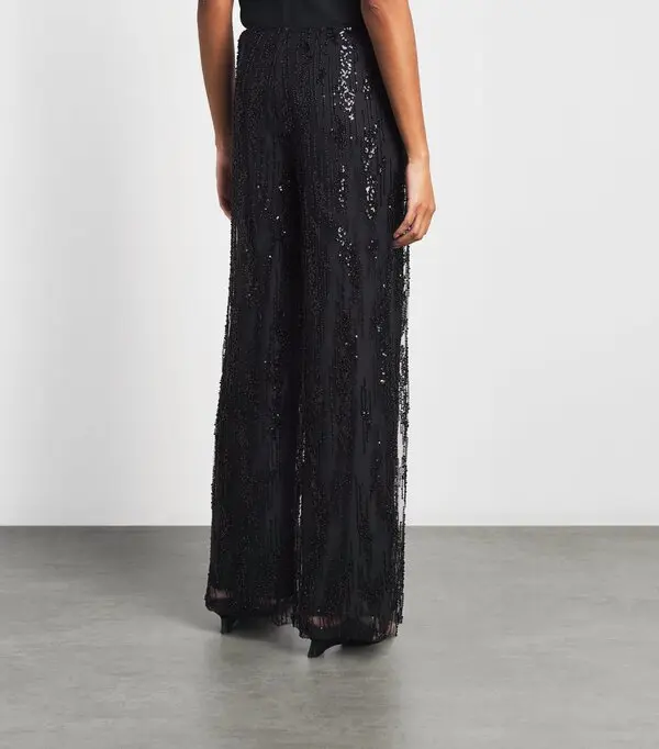 Staud Embellished Jayden Trousers - Black