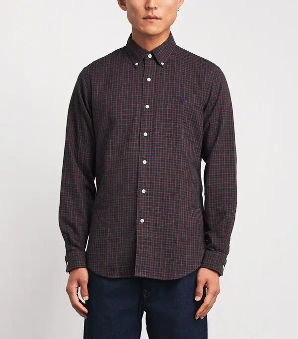 Polo Ralph Lauren Cotton Check Custom Fit Oxford Shirt