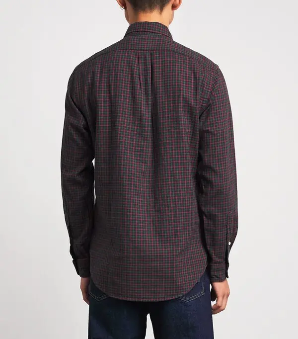 Polo Ralph Lauren Cotton Check Custom Fit Oxford Shirt