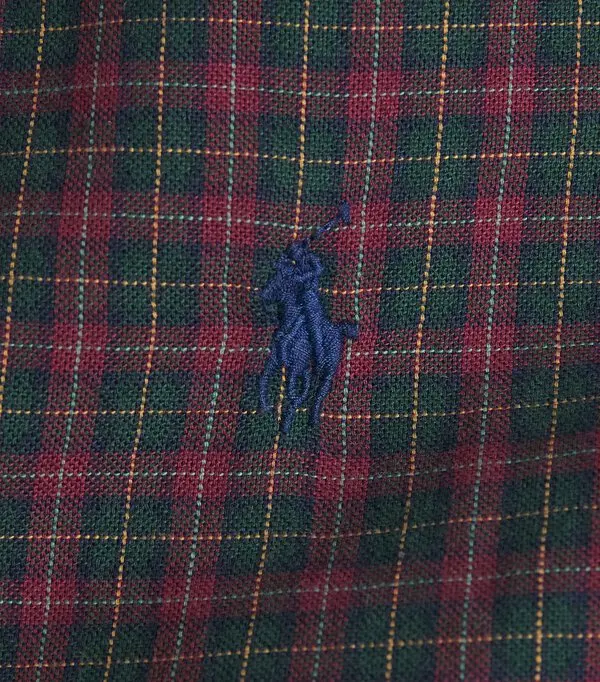 Polo Ralph Lauren Cotton Check Custom Fit Oxford Shirt