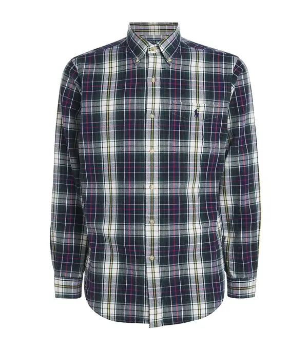 Polo Ralph Lauren Cotton Check Oxford Shirt - Navy