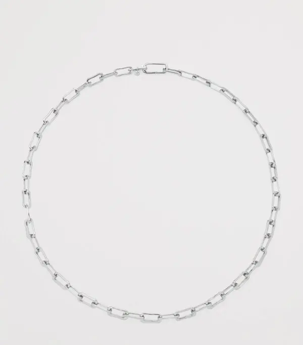 Monica Vinader Sterling Alta Mini Chain Necklace