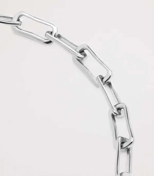 Monica Vinader Sterling Alta Mini Chain Necklace