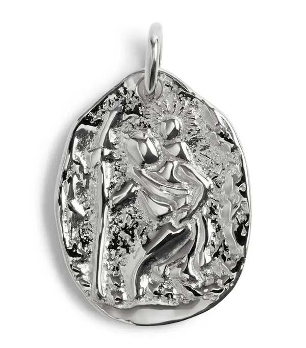 Monica Vinader Sterling Talisman St Christopher Pendant