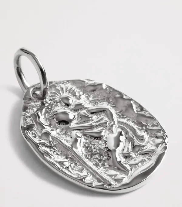 Monica Vinader Sterling Talisman St Christopher Pendant