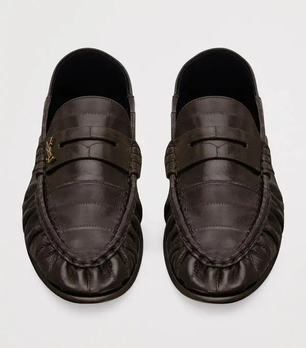 Saint Laurent Leather Le Loafer Mules
