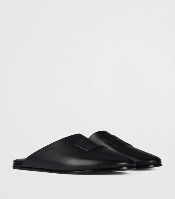 Givenchy Nappa Leather Label Mules