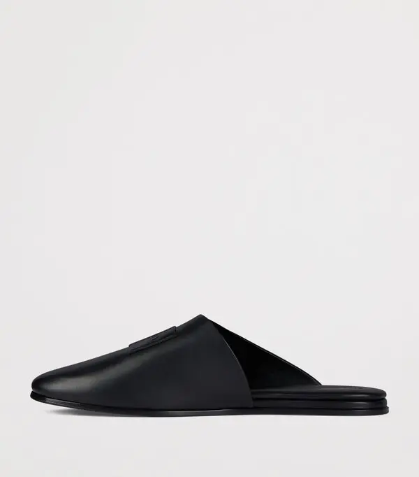 Givenchy Nappa Leather Label Mules