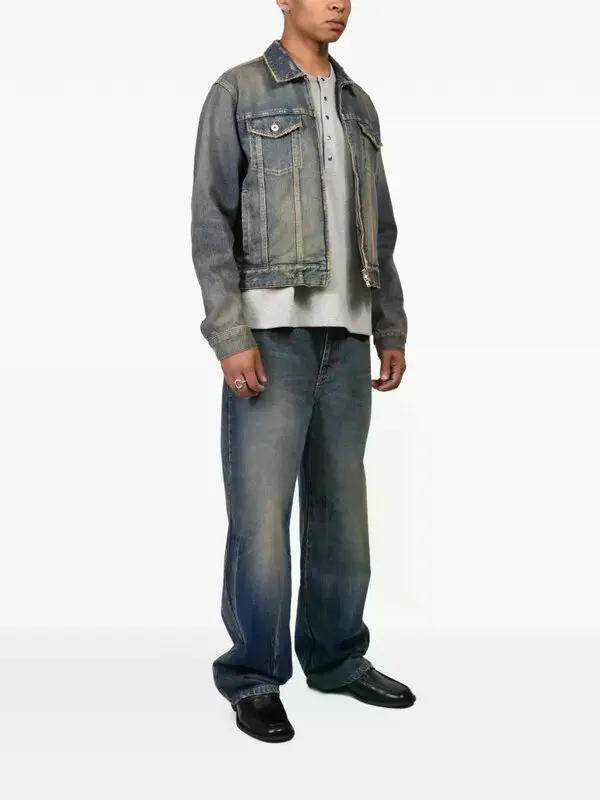 CEDARWOOD Zip-up Boxy-fit Denim Jacket