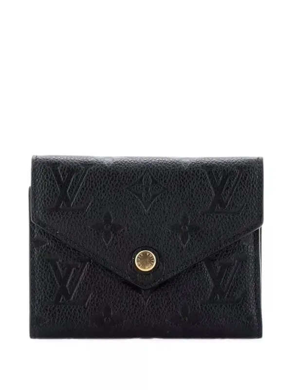 LOUIS VUITTON Victorine Wallet Monogram Empreinte Leather Small Wallets