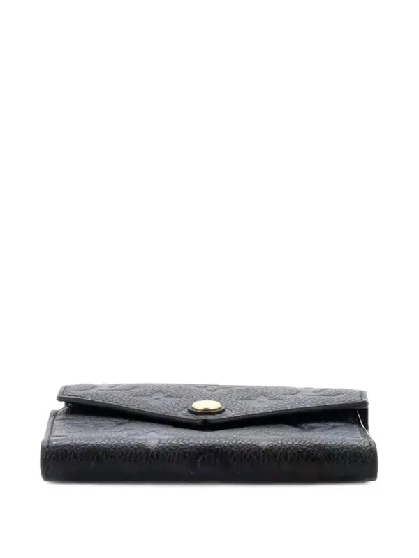 LOUIS VUITTON Victorine Wallet Monogram Empreinte Leather Small Wallets