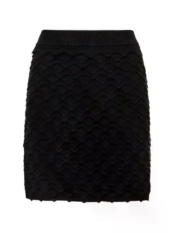 Malìparmi Winter Wave Mini Skirt - Black