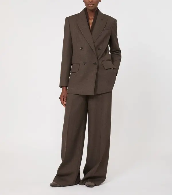 Max Mara Suede V-neck Jacket