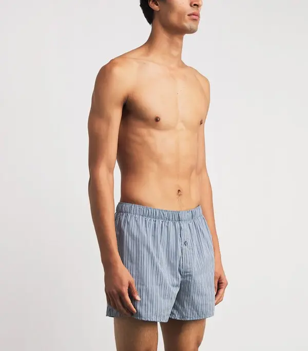 Hanro Cotton Fancy Woven Boxer Shorts