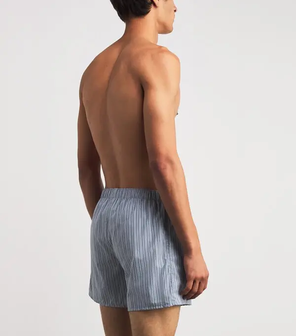 Hanro Cotton Fancy Woven Boxer Shorts
