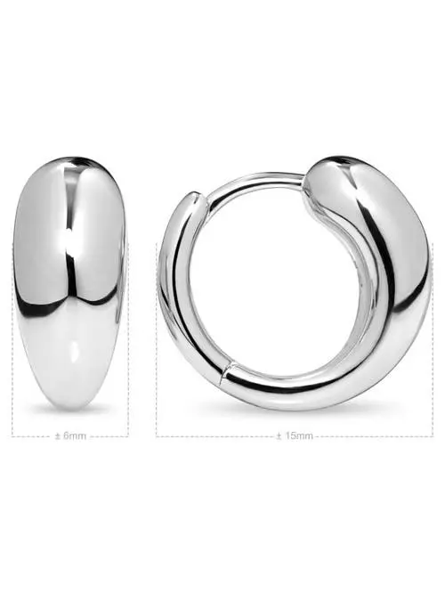 DEVATA Teardrop Hoop Earrings
