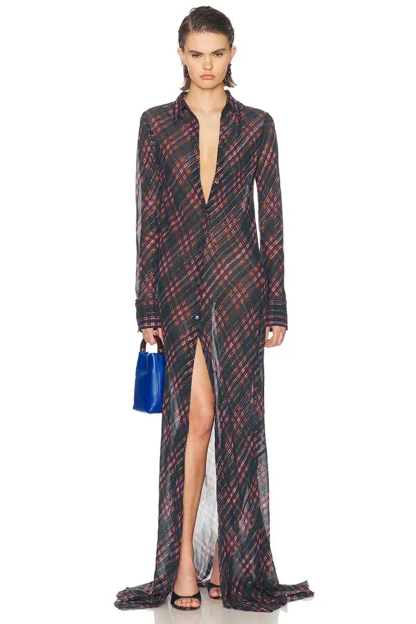 Dries Van Noten Dalima Dress - Blue