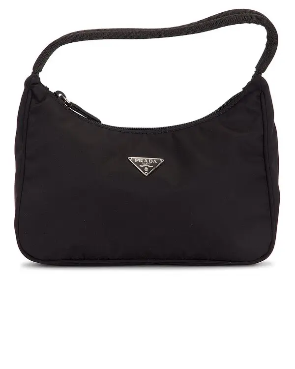FWRD RENEW Prada Tessuto Mini Sport Hobo Bag