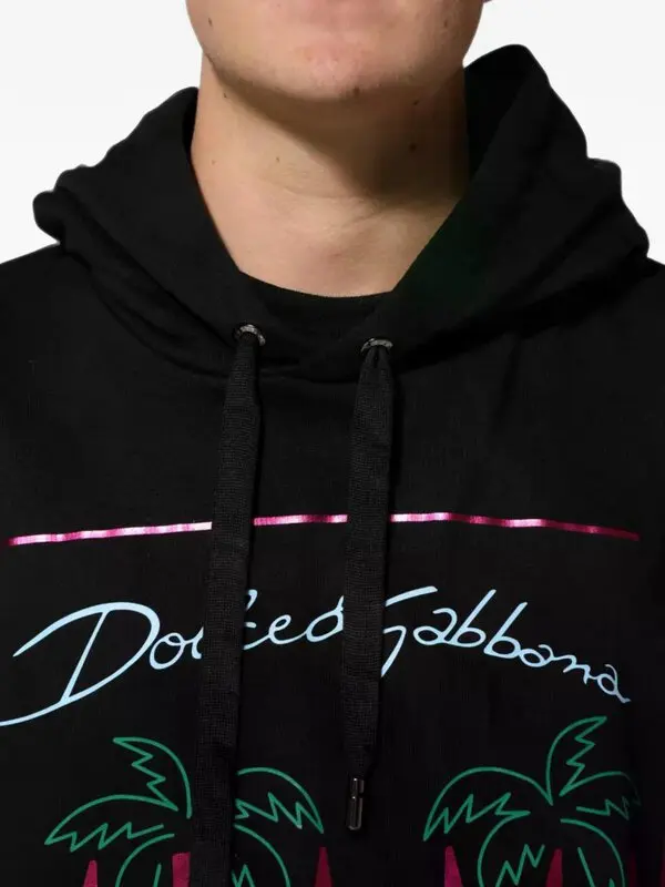 Dolce & Gabbana Logo-print Drawstring Hoodie