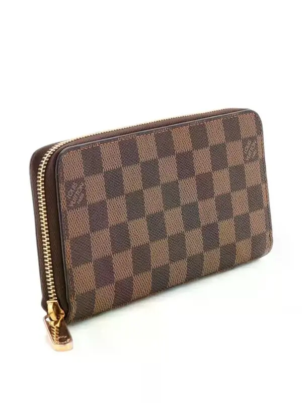 LOUIS VUITTON Zippy Wallet Damier Small Wallets