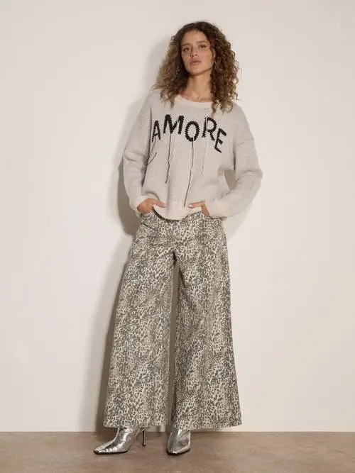 APRICOT Thread Amore Boucle Jumper