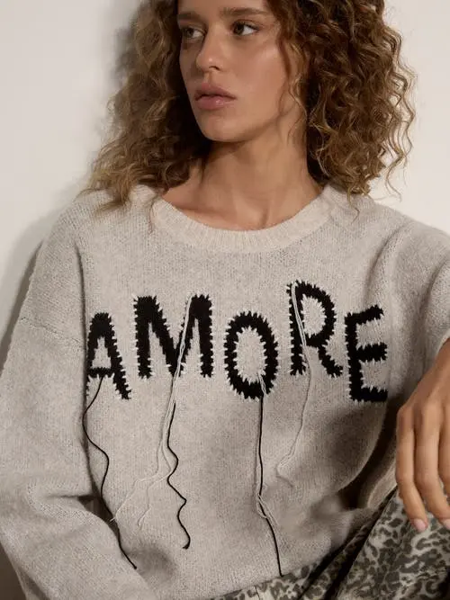 APRICOT Thread Amore Boucle Jumper