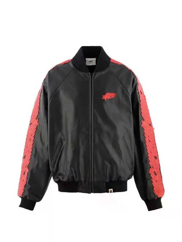 SAINT MXXXXXX X Bape Logo-patch Track Jacket