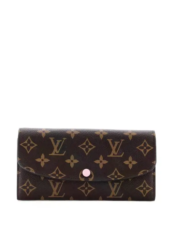 LOUIS VUITTON Emilie Wallet Monogram Canvas Small Wallets