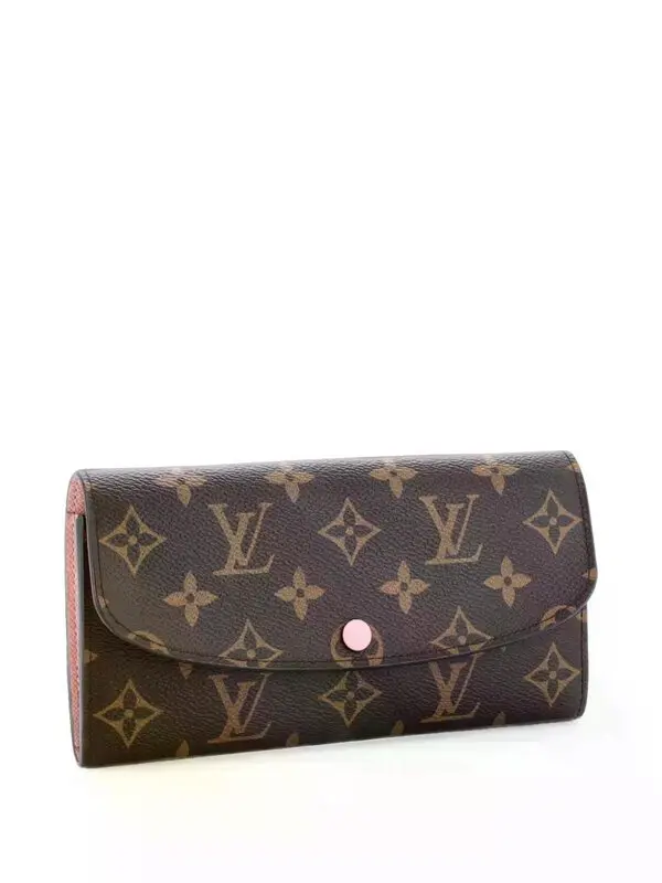 LOUIS VUITTON Emilie Wallet Monogram Canvas Small Wallets