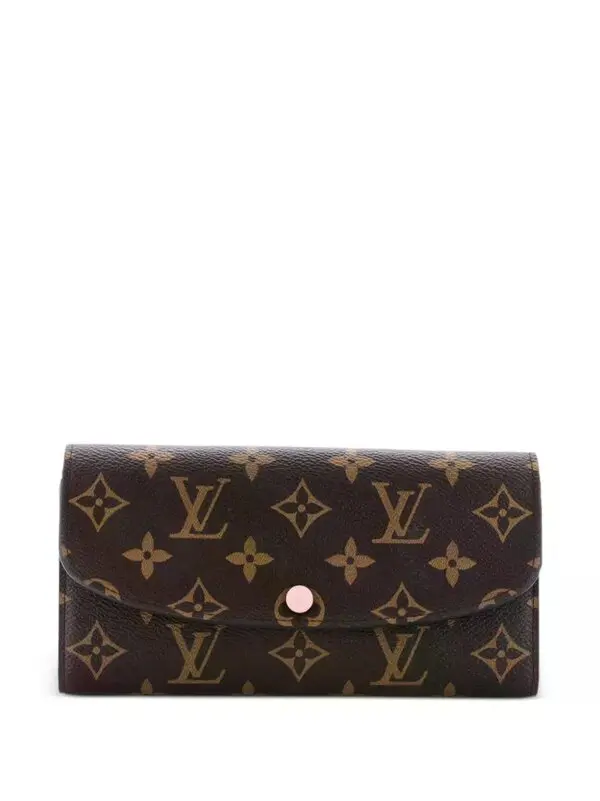 LOUIS VUITTON Emilie Wallet Monogram Canvas Small Wallets - Brown