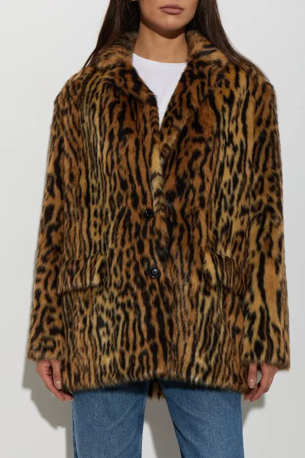STAND STUDIO Emmie Faux Fur Coat