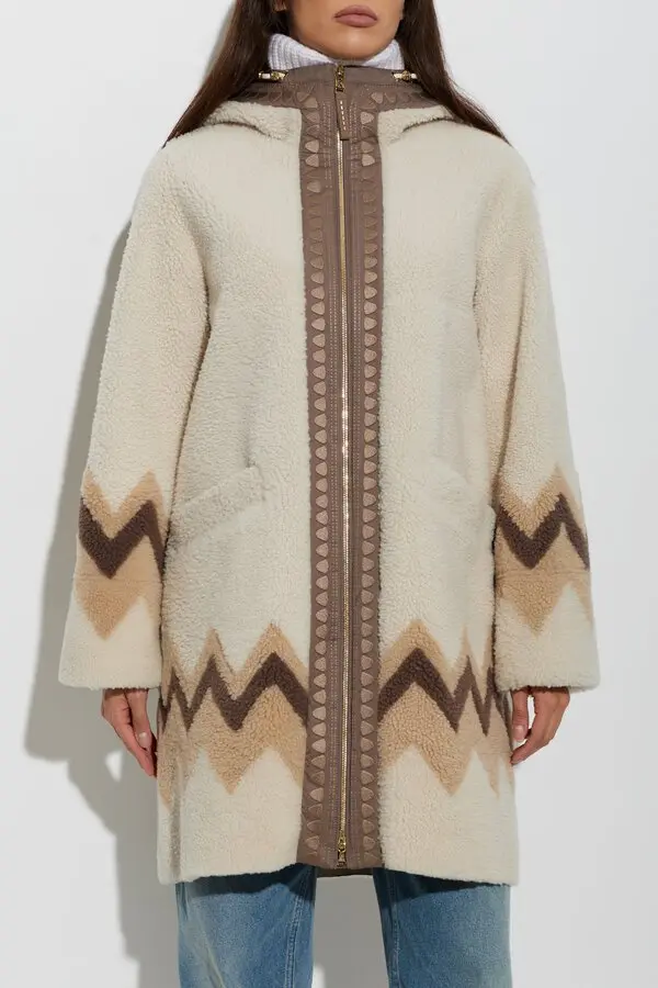 Bogner Niva L’ Shearling Coat - Cream