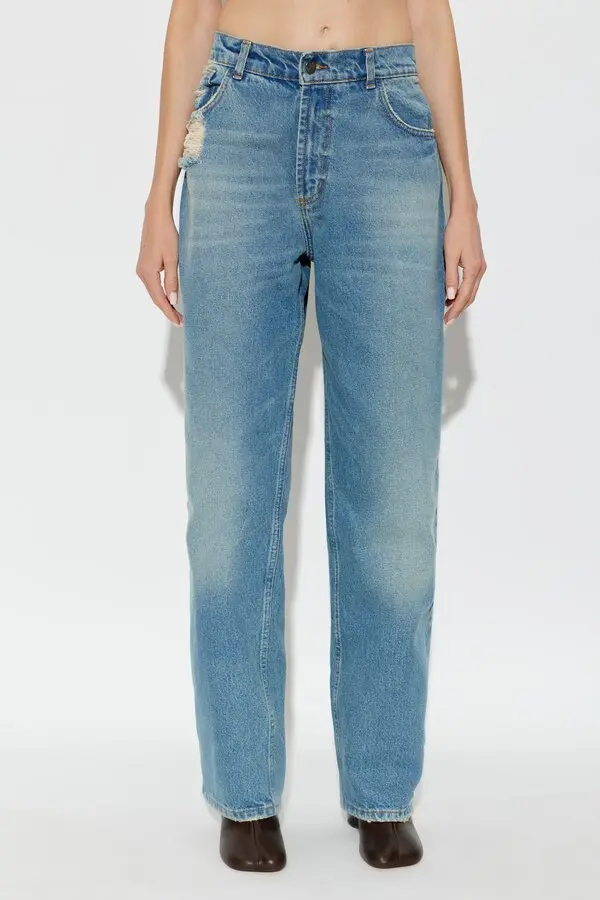 THE MANNEI Vintage-effect Jeans