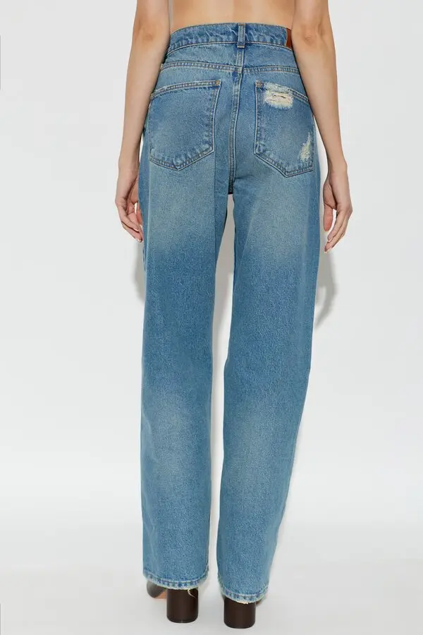 THE MANNEI Vintage-effect Jeans