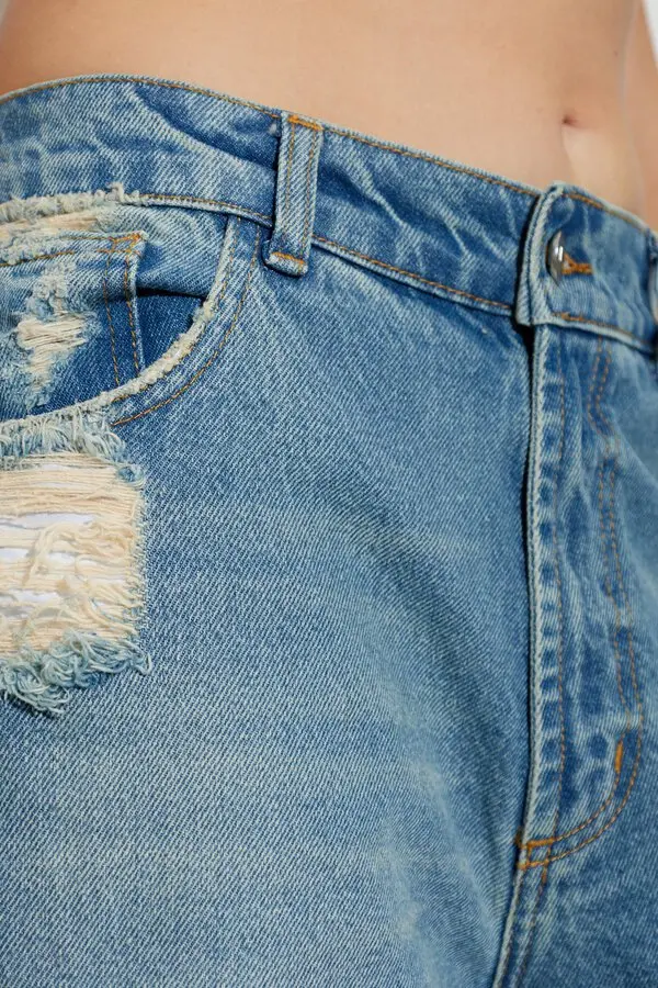 THE MANNEI Vintage-effect Jeans