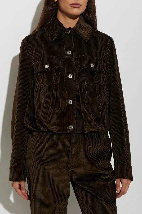 Loewe Corduroy Jacket With Pockets