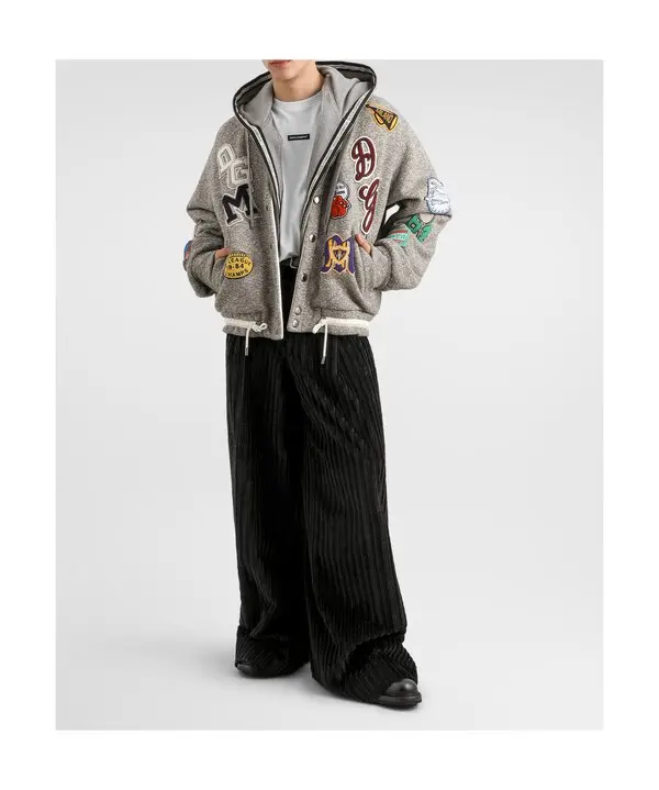 Dolce & Gabbana Dolce Gabbana Zip-up Drawstring Hoodie