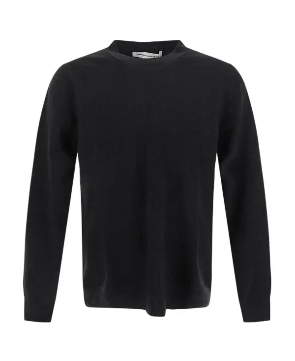 Comme Des Garçons Round-neck Knitted Wool Sweater