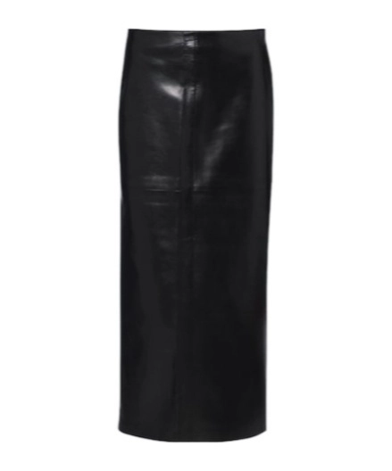AGOLDE Hikson Leather-blend Pencil Skirt