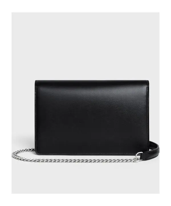 Celine Wallet On Chain Margo In Shiny Calfskin