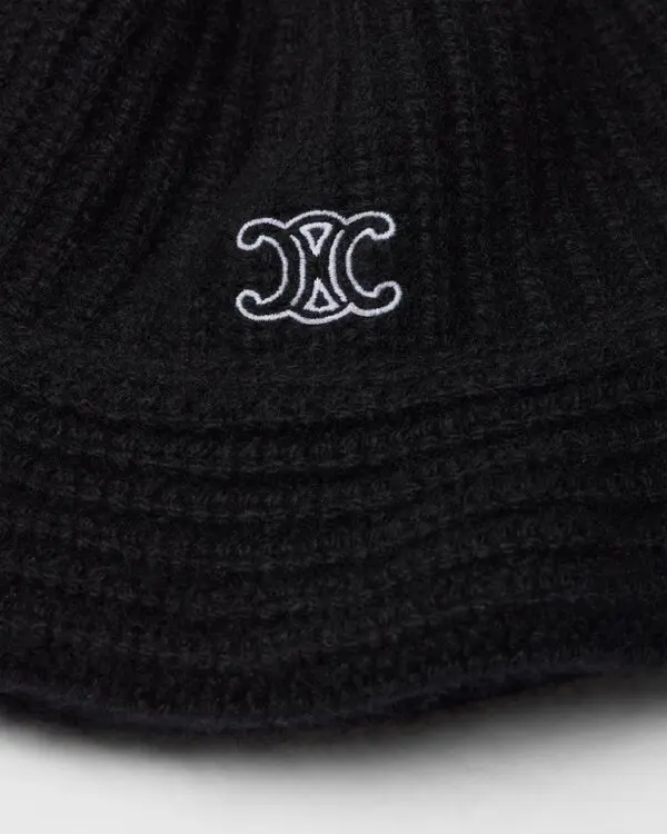 Celine Ribbed Cashmere Bucket