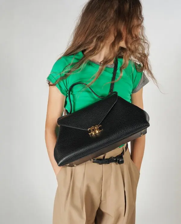 Celine Small Flair In Xl Grained Calfskin