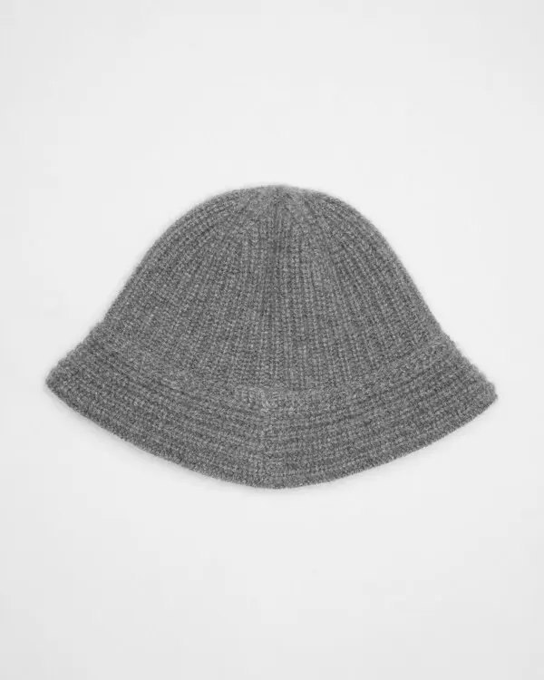 Celine Ribbed Cashmere Bucket
