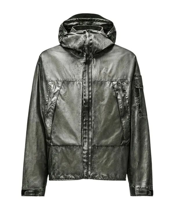 C.P. COMPANY Hooded Metallic-finish Jacket