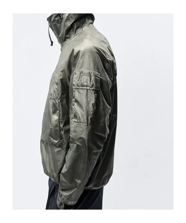 C.P. COMPANY Hooded Metallic-finish Jacket