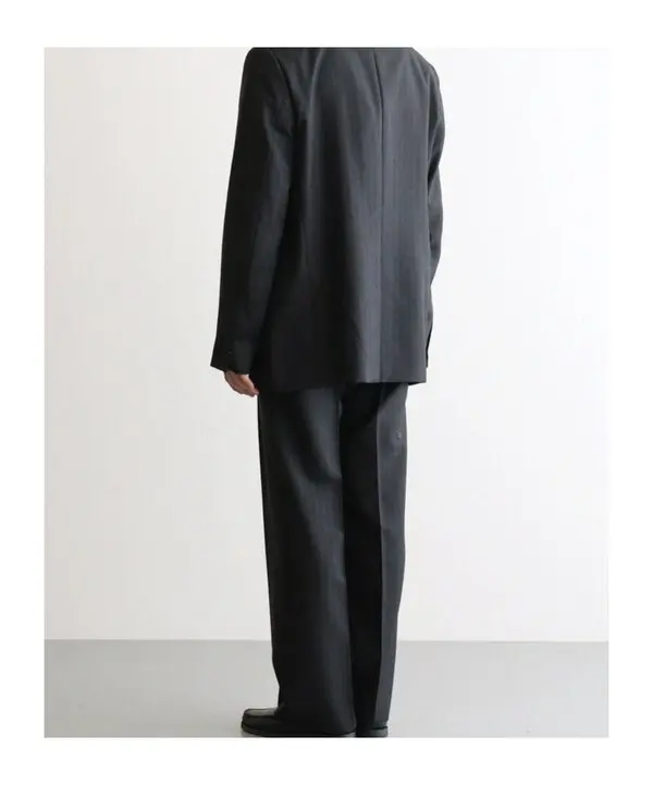 Auralee Bluefaced Two-tuck Slacks